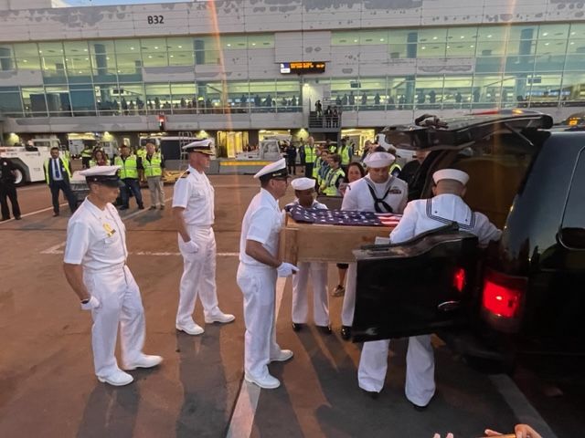 USS Arizona arriving in Denver | Colorado Freedom Memorial